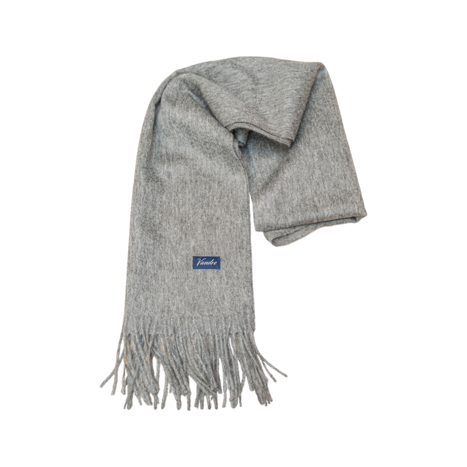 100% Wool Scarf Gray